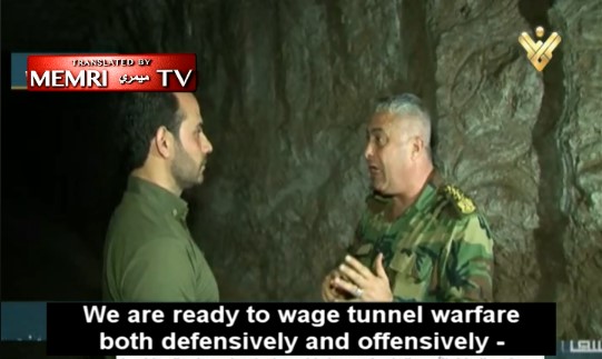 קצין סורי מאיים לאמץ טקטיקת לחימה במנהרות נגד ישראל בחזית הגולן - Nziv.net