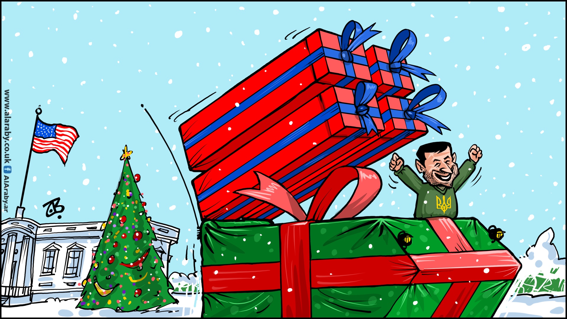 המתנות האמריקאיות לזלנסקי לכבוד חג המולד לאחר ביקורו בבית הלבן - Nziv.net
