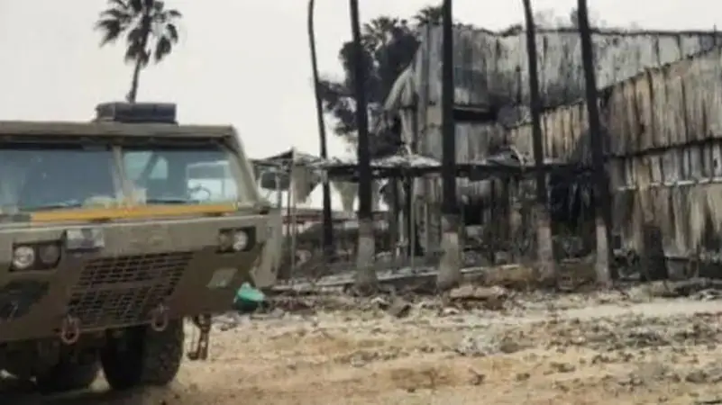 אלערביה: ישראל שרפה את אולם הכניסה למעבר רפיח בצד הפלשתיני - Nziv.net