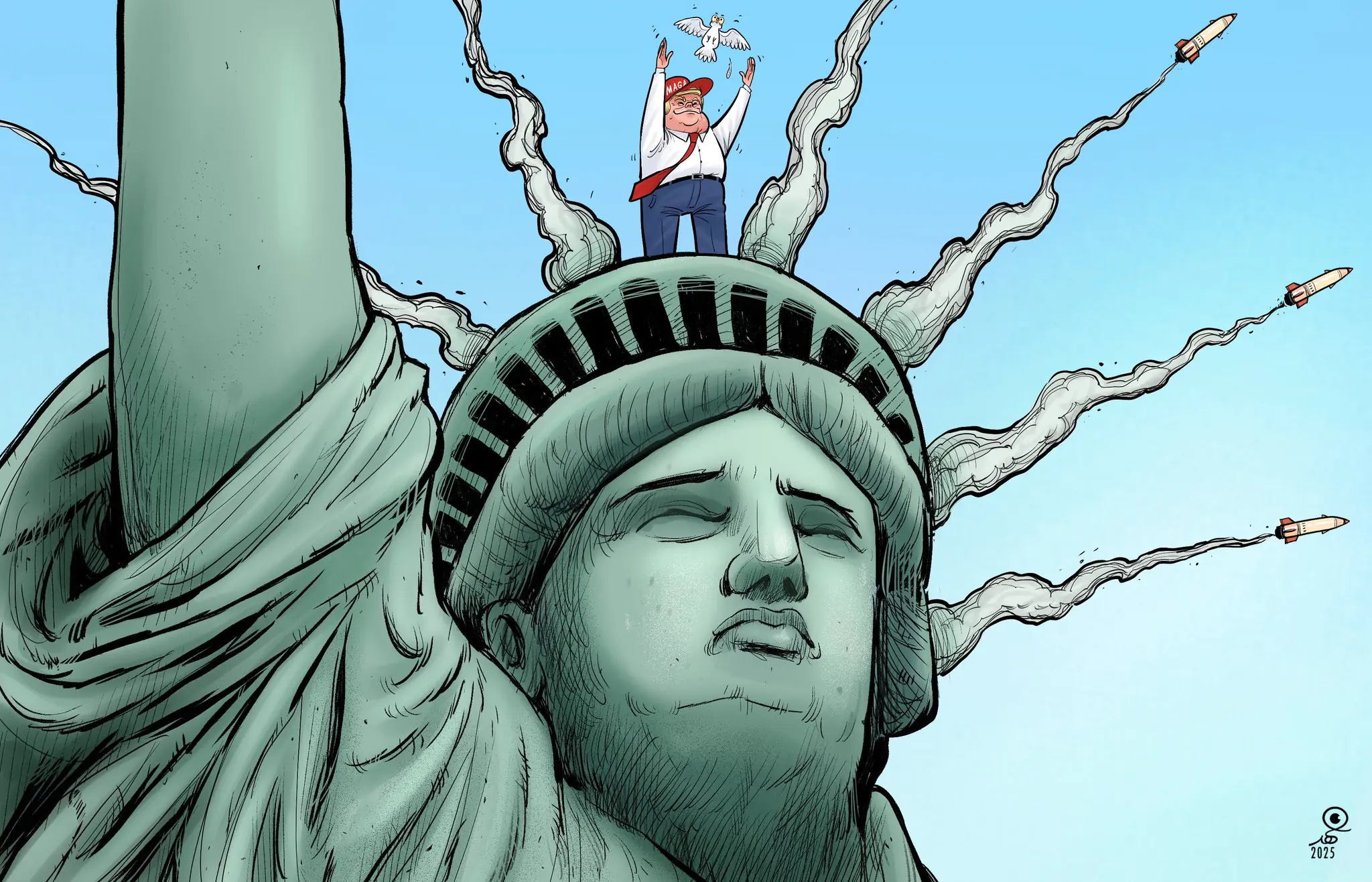 סרקאזם ערבי: טראמפ מפיץ שלום בעולם! - Nziv.net