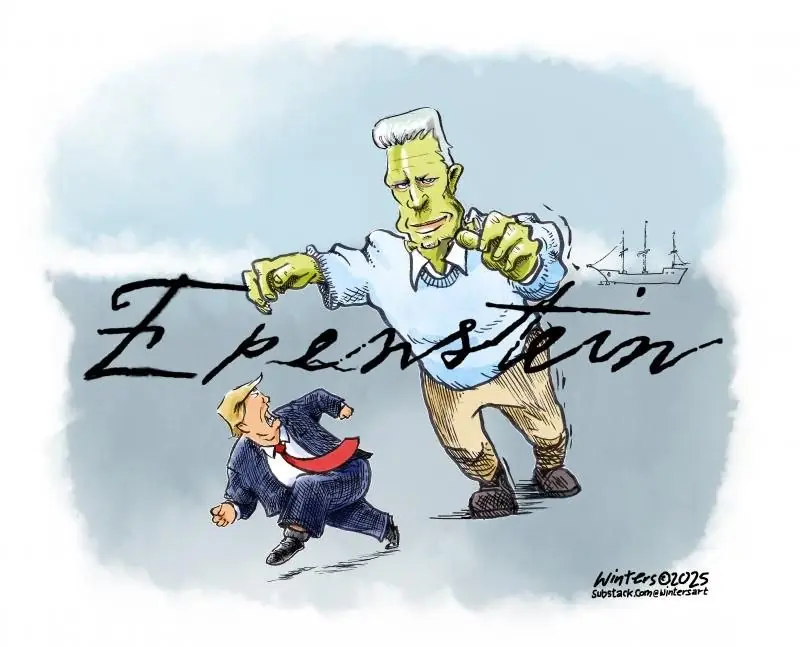 סיוט בבית הלבן: "זהירות! אפשטיין מאחוריך! - Nziv.net